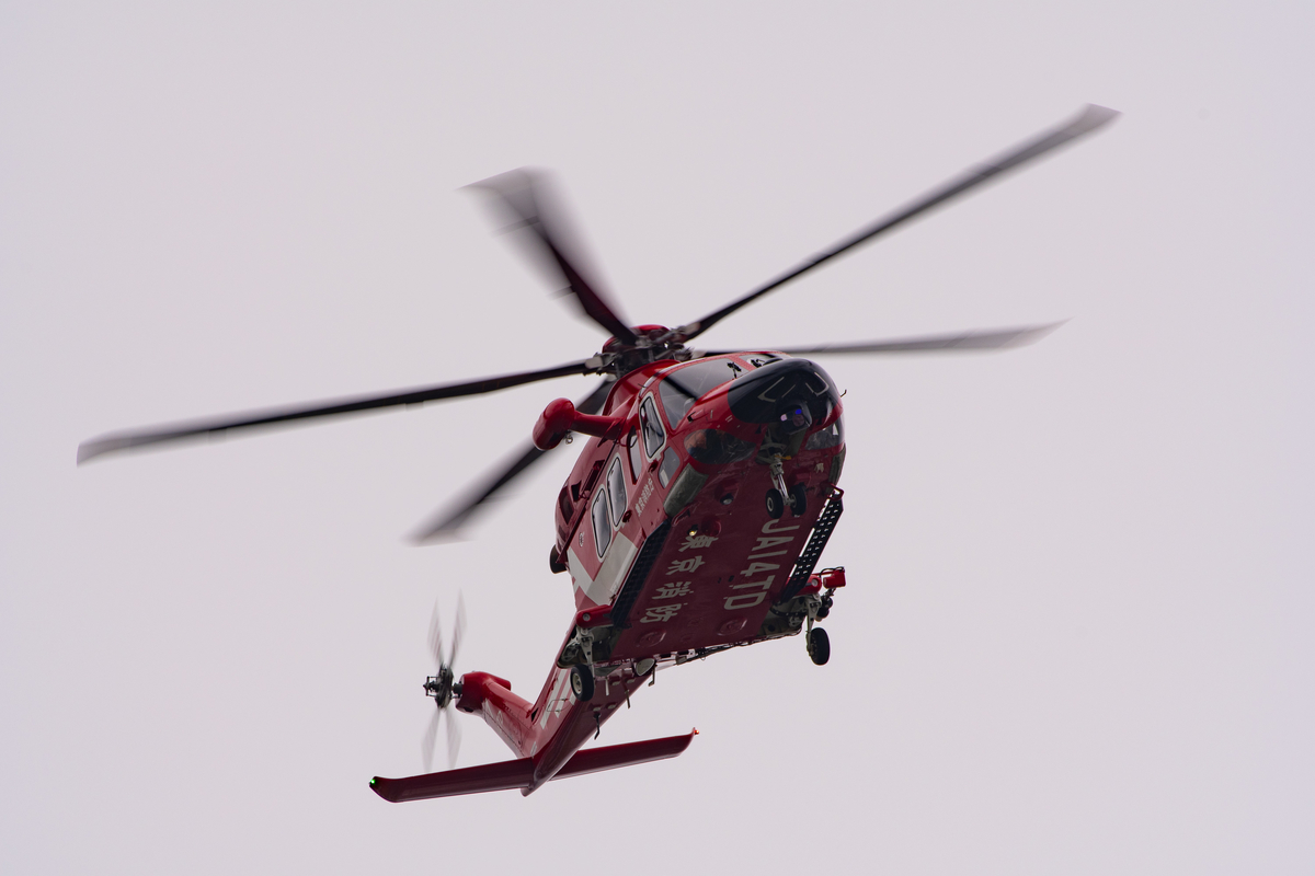 2019年6月8日（土）① 世田谷区・第三消防方面合同水防訓練 区立二子玉川緑地運動場 JA14TD「ちどり」 - 基本は調布飛行場で見た ...