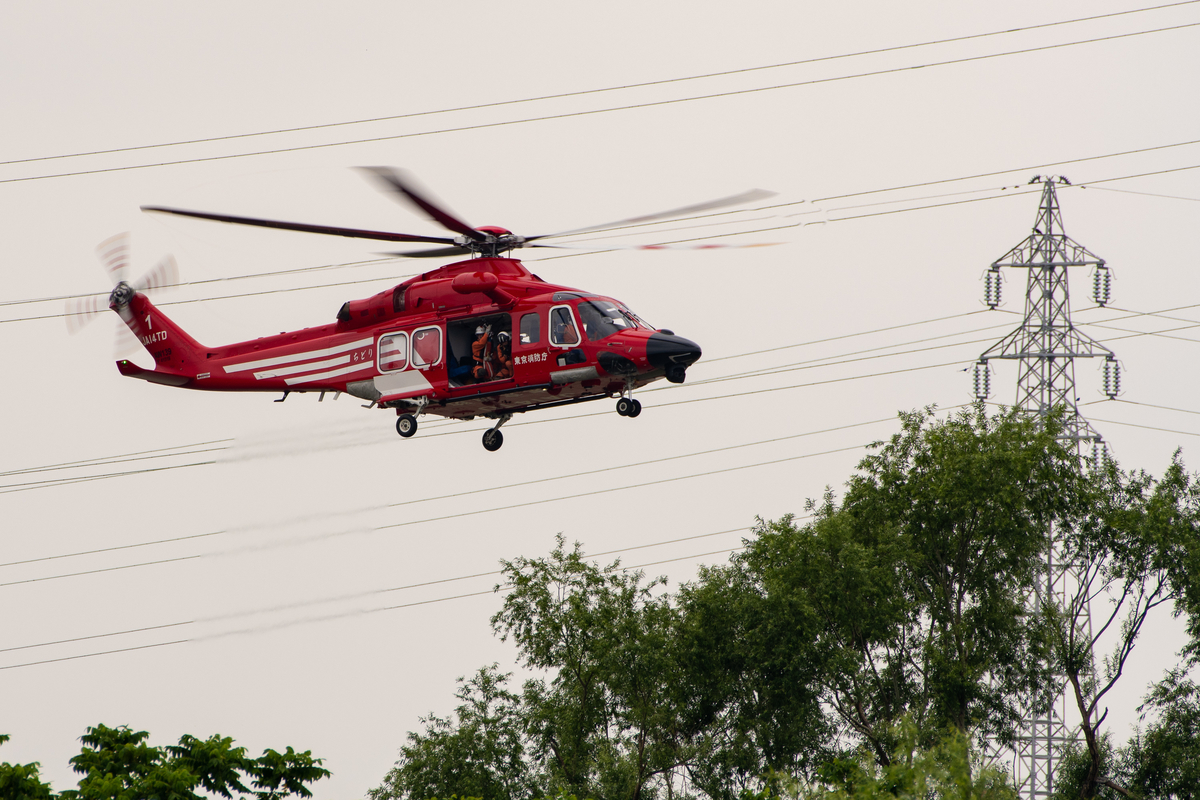 2019年6月8日（土）① 世田谷区・第三消防方面合同水防訓練 区立二子玉川緑地運動場 JA14TD「ちどり」 - 基本は調布飛行場で見た ...