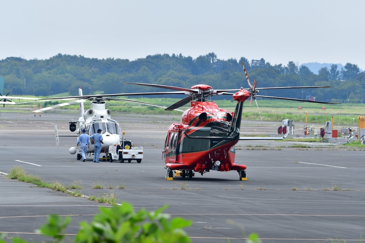 2019年9月11日（水） 今日の調布飛行場はJA02EXが飛んだよ - 基本は調布飛行場で見たヘリコプターの日記
