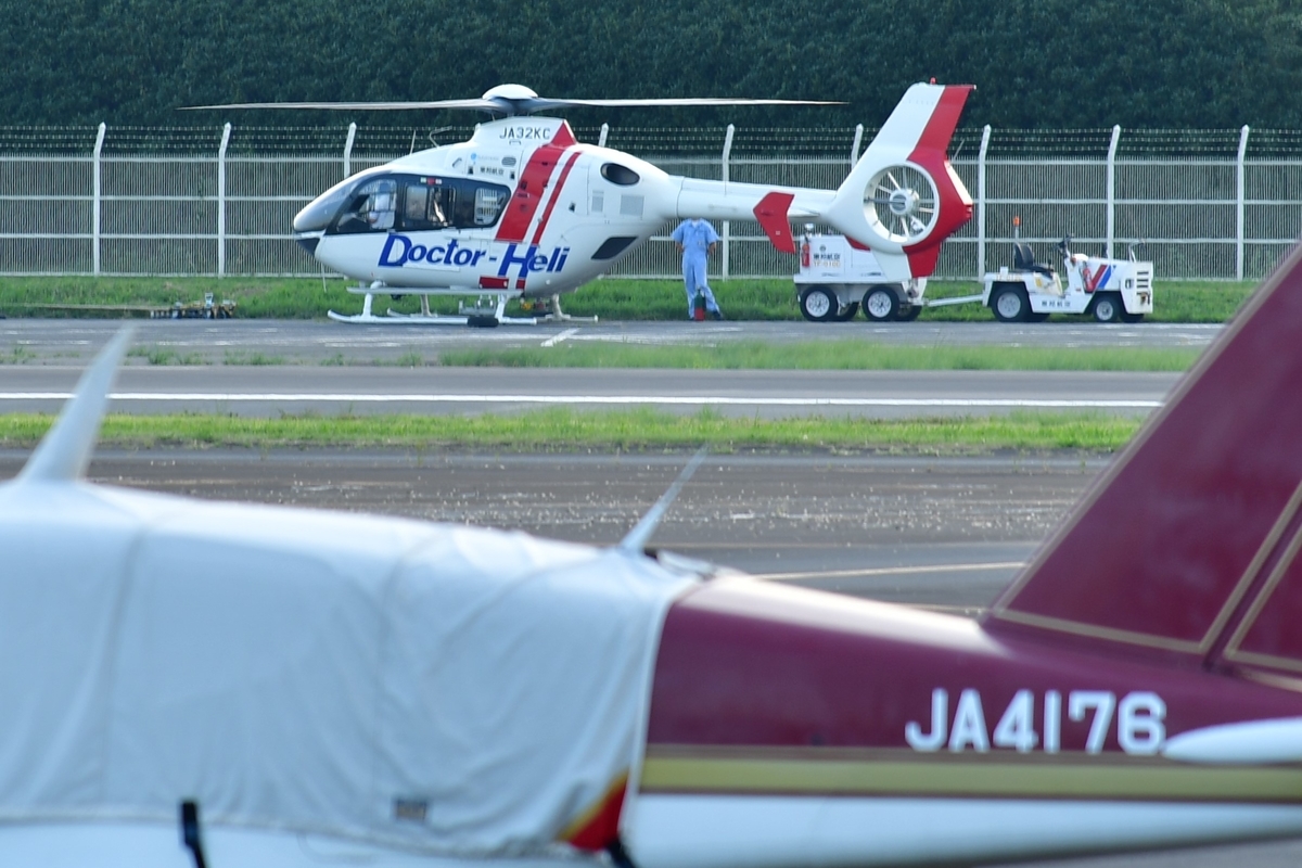 2019年10月2日（水） 彩雲が見られた調布飛行場にJA32KCが来ていた話 - 基本は調布飛行場で見たヘリコプターの日記