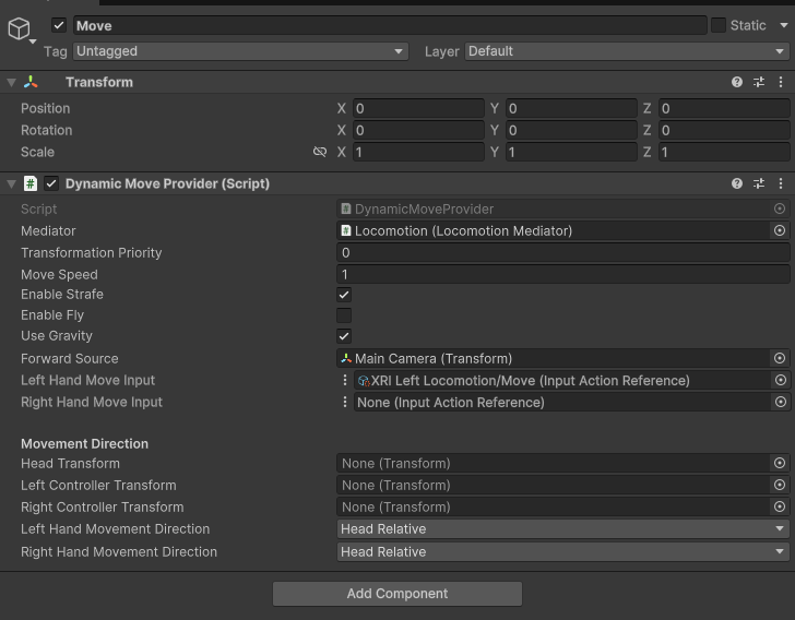 VRでの移動「XR Interaction Toolkit 3.0.5」 - パカパカパカリンコタウン