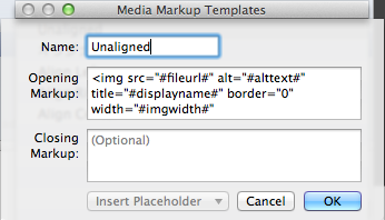プログエディタ「MarsEdit」でリンク付きの画像を追加できるように設定する - albatrusのブログ