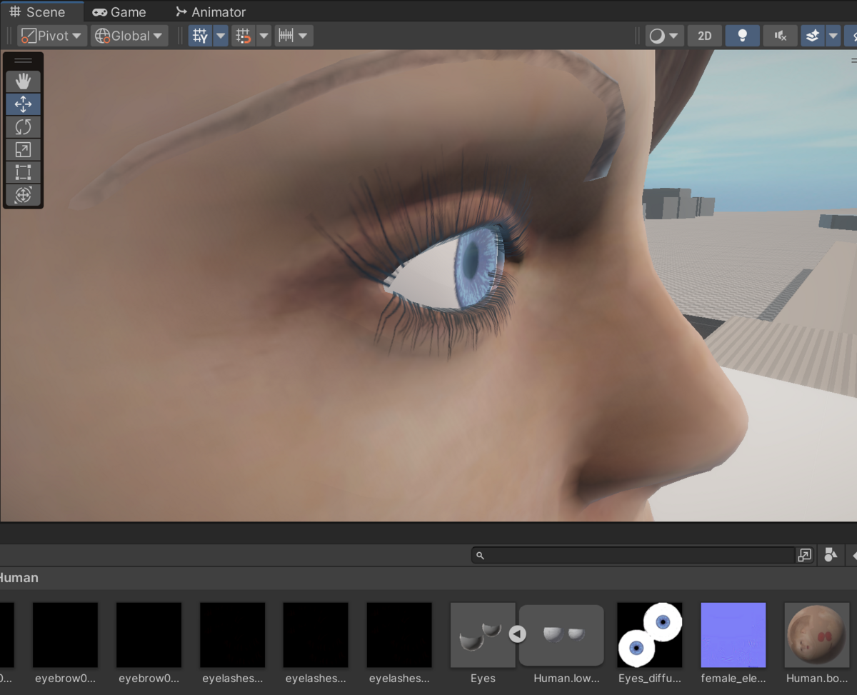 MPFB2でつくった人物をUnityへインポート - Alexのブログ