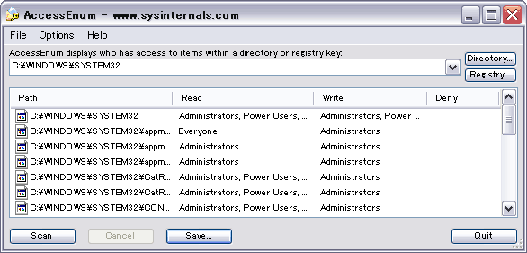 AccessEnum - NTFSアクセス権設定（ACL）の一覧 - white croquis