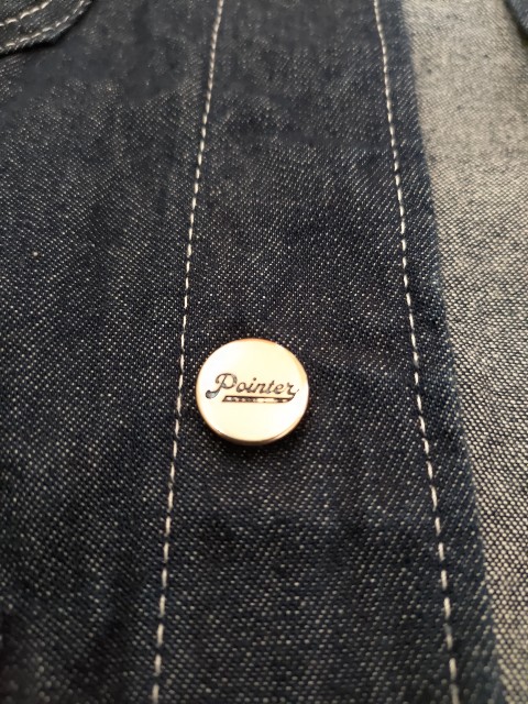 No.105 POINTER brand cone denim indigo coveralls RN14916 - My vintage collection