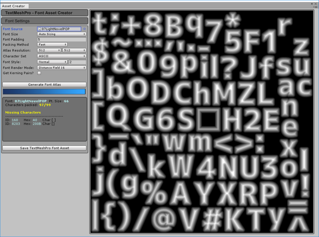 TextMeshPro - Font Atlasが作成されない - Alpaca Games Blog(旧AlpacaTech)