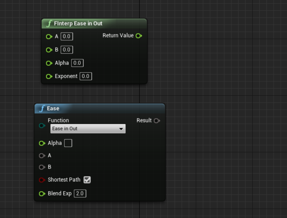 UE4 Lerp処理やEase処理を簡単に使う - Let's Enjoy Unreal Engine