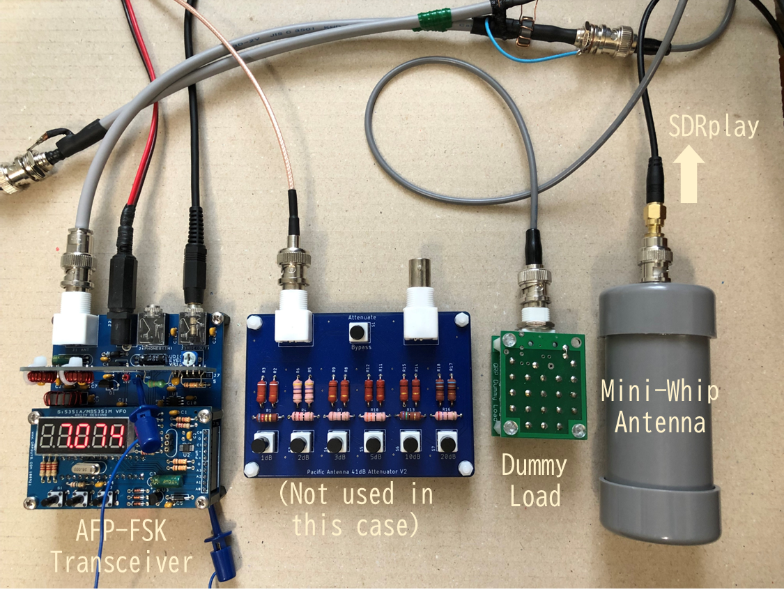 AFP-FSK Transceiver（11）周波数の校正 - 非職業的技師の覚え書き