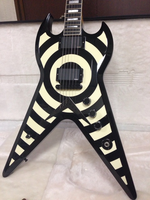2008 GIBSON CUSTOM SHOP ZAKK WYLDE ZV CUSTOM bullseye ! SOLD ...