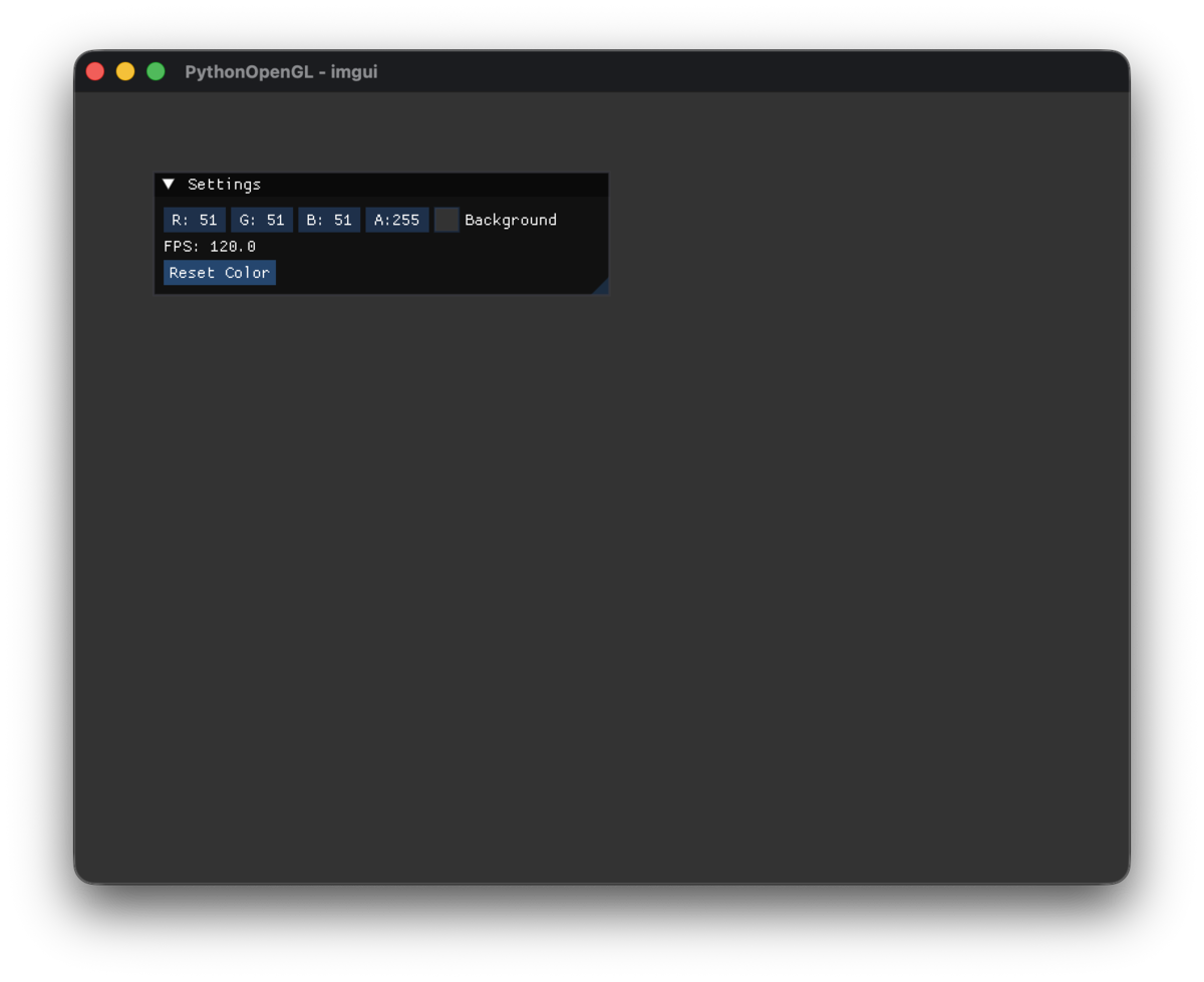 【GitHub Copilotと作る Pythonで OpenGL 3Dプログラミング】 - 第3回「imguiを組み込む」 - An Embedded Engineer’s Blog