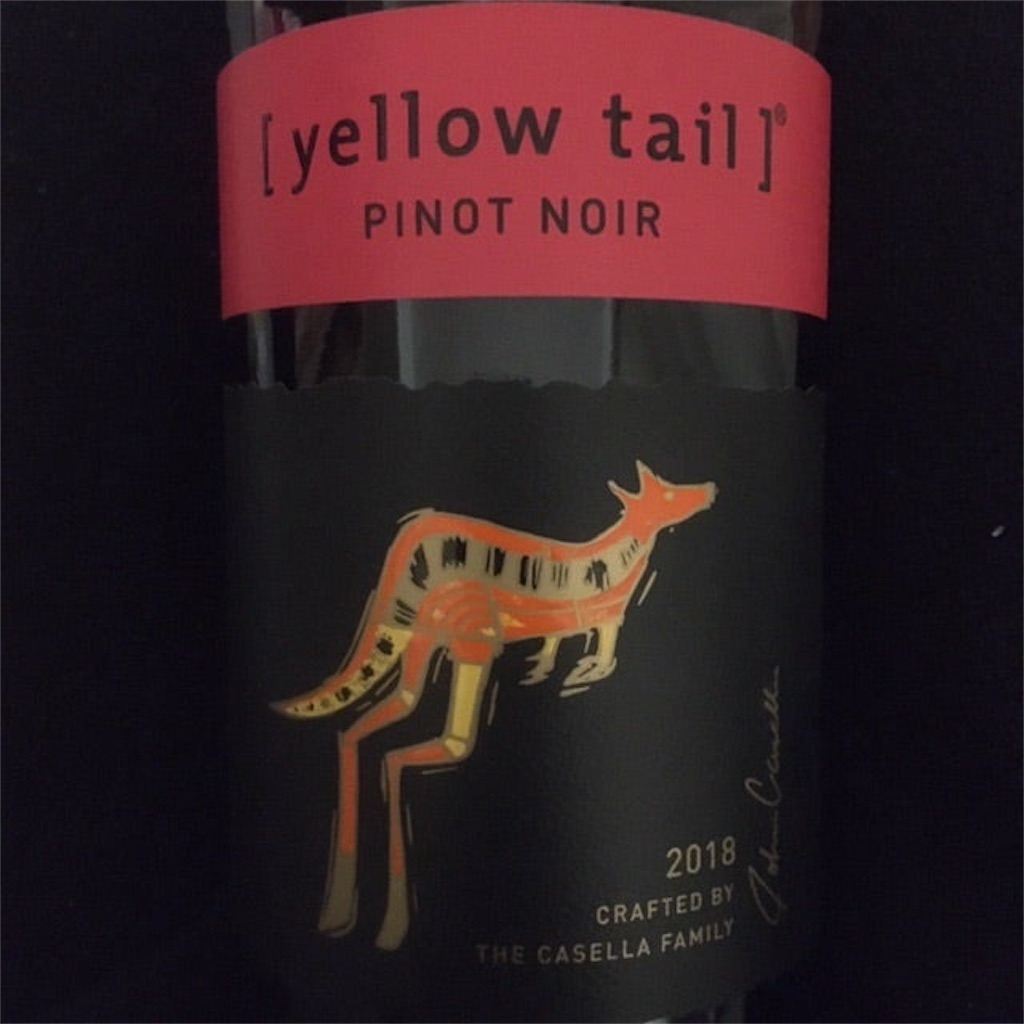 Yellow Tale Pinot Noir 2018 - 麻酔と血液 消化器と栄養