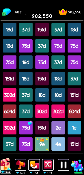 ＜2048 Blast: Merge Numbers 2248＞30日以内にステップ400に到達 - とりあえず、やってみる。