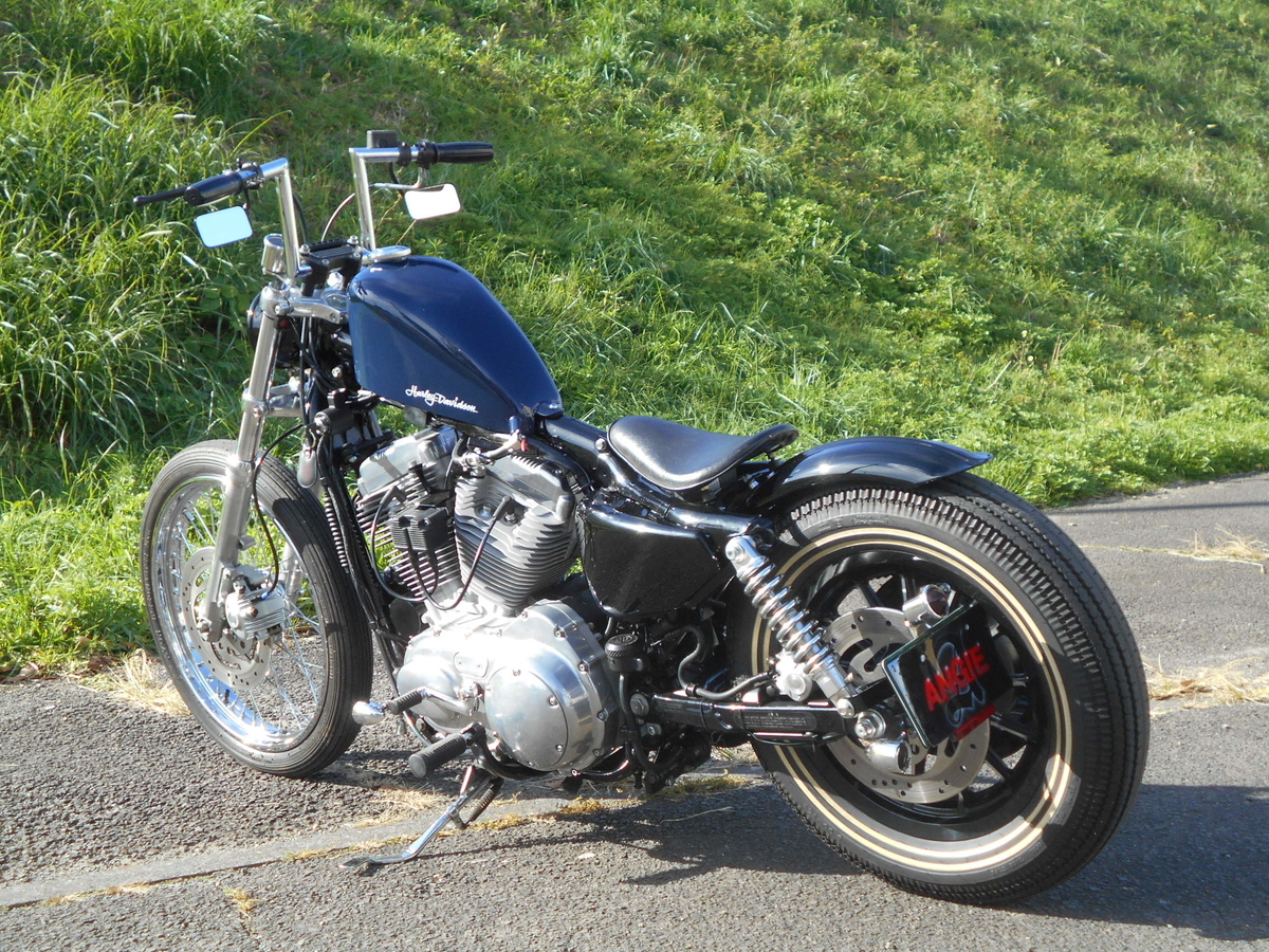 XL883カスタム 完成、納車ショット！！！ - angiemotorcycles2’s blog