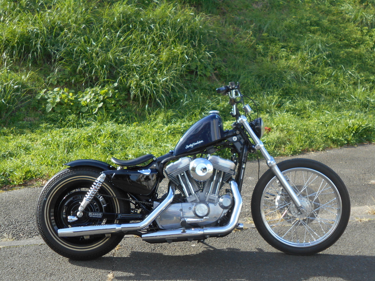 XL883カスタム 完成、納車ショット！！！ - angiemotorcycles2’s blog