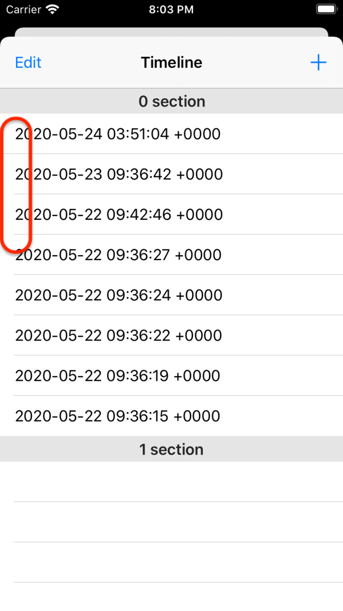 UITableViewの区切り線のすき間幅(Separator Inset)をコードで調整する方法 & Storyboardで調整する方法 - MILLEN BOX 2