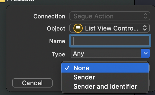 IBSegueActionについて - MILLEN BOX 2