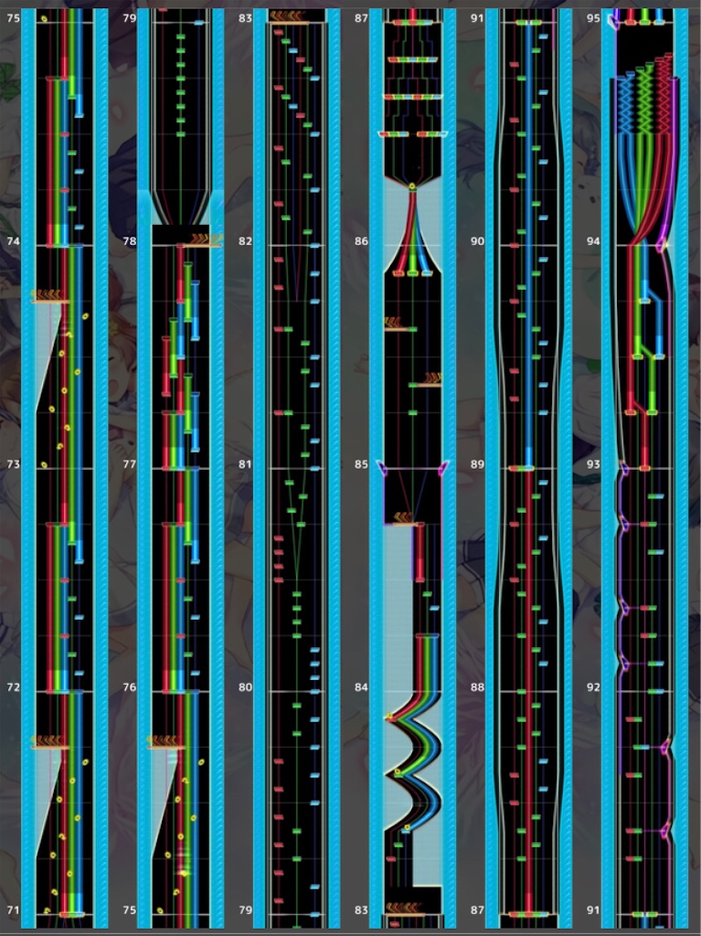 オンゲキの鍵盤譜面レポとRecollect Linesの雑攻略 - あおなぎのブログ