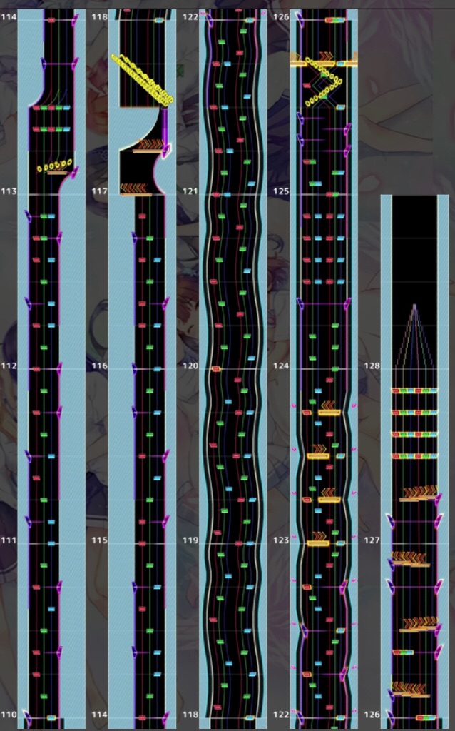 オンゲキの鍵盤譜面レポとRecollect Linesの雑攻略 - あおなぎのブログ