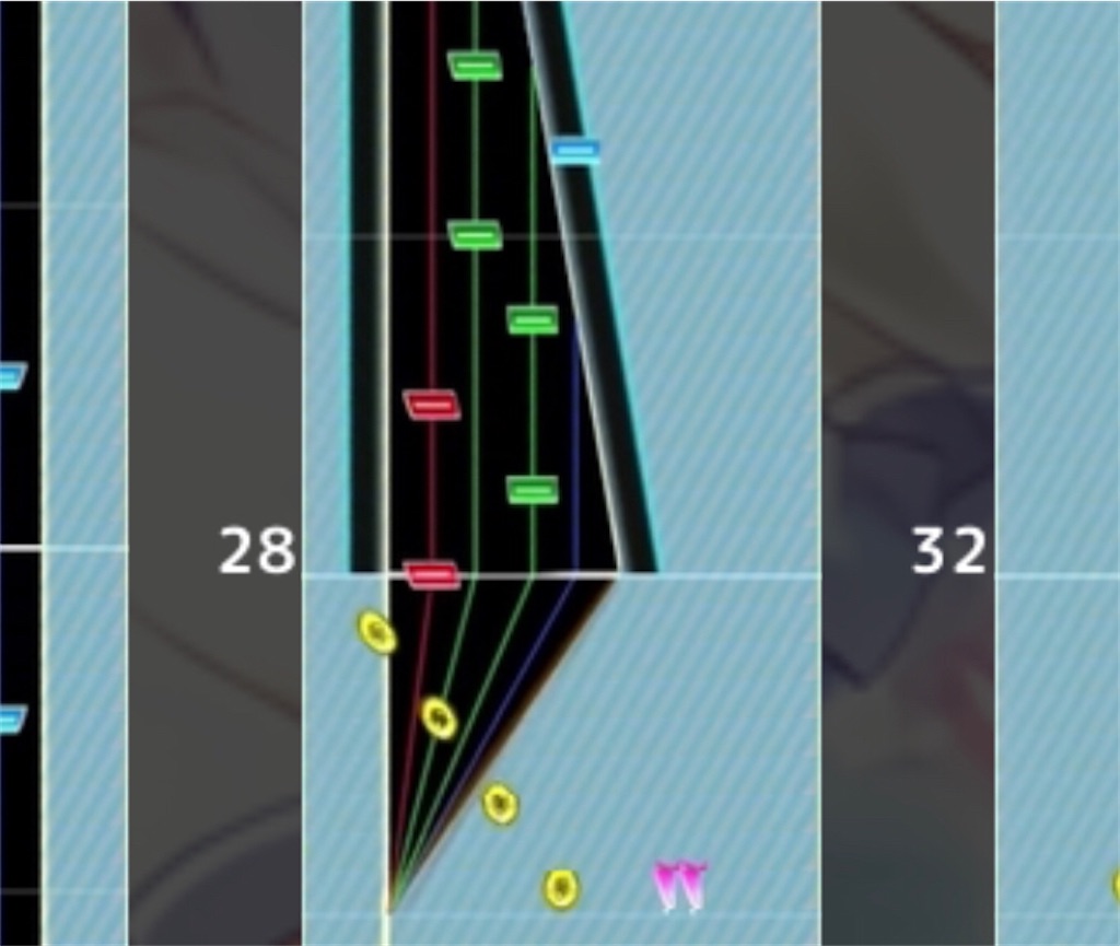オンゲキの鍵盤譜面レポとRecollect Linesの雑攻略 - あおなぎのブログ