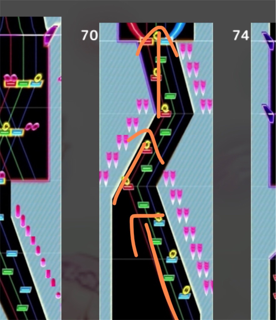 オンゲキの鍵盤譜面レポとRecollect Linesの雑攻略 - あおなぎのブログ