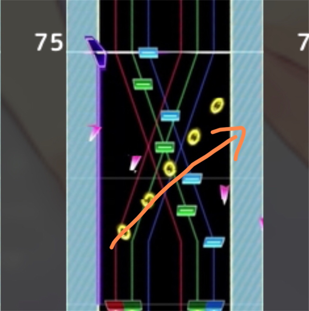 オンゲキの鍵盤譜面レポとRecollect Linesの雑攻略 - あおなぎのブログ