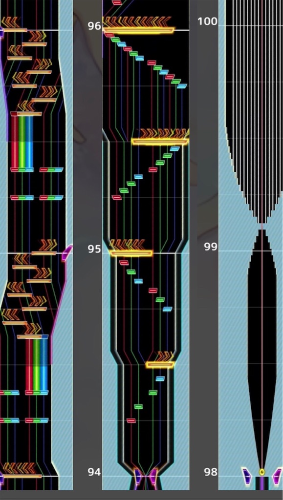 オンゲキの鍵盤譜面レポとRecollect Linesの雑攻略 - あおなぎのブログ