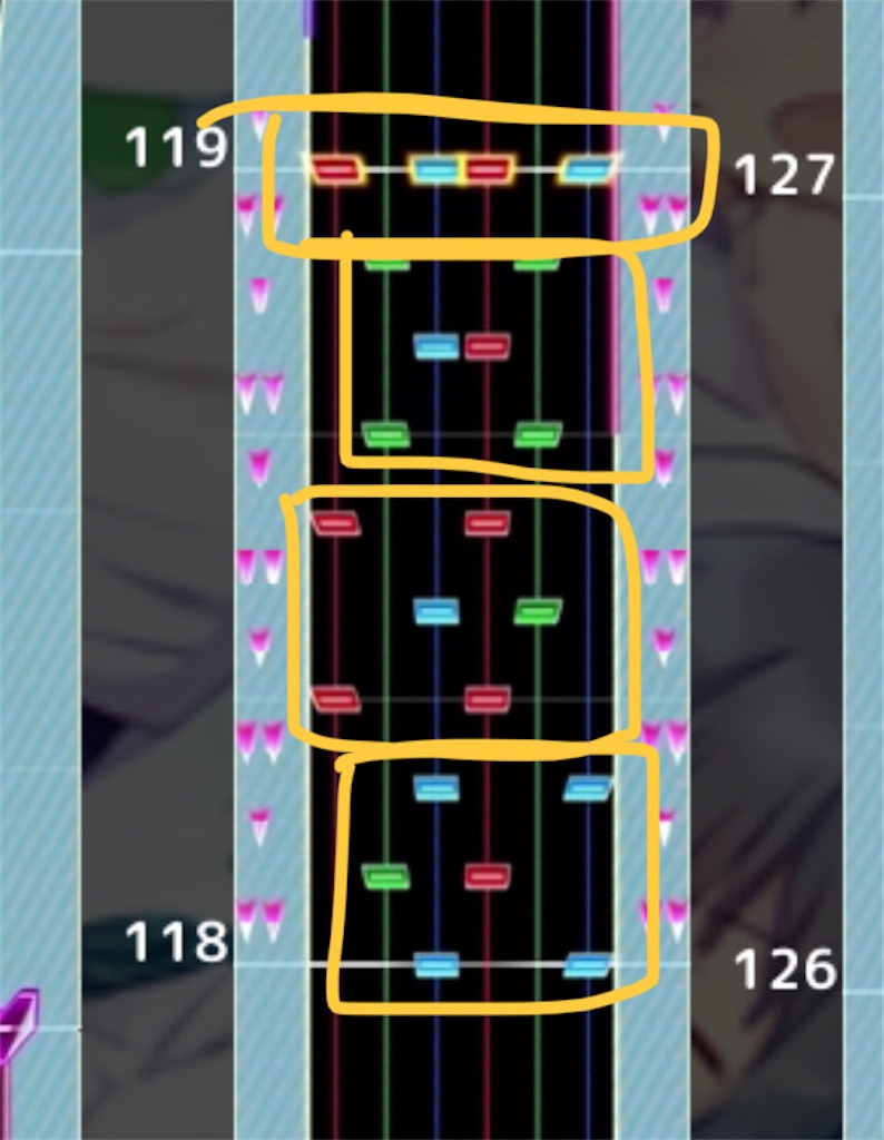 オンゲキの鍵盤譜面レポとRecollect Linesの雑攻略 - あおなぎのブログ