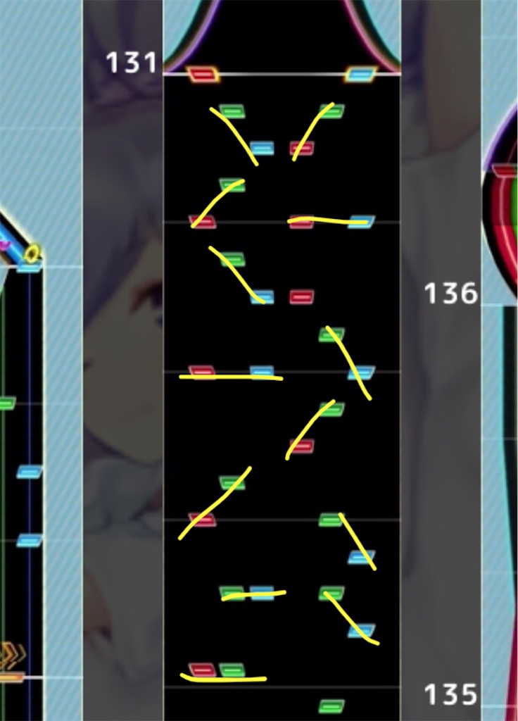 オンゲキの鍵盤譜面レポとRecollect Linesの雑攻略 - あおなぎのブログ