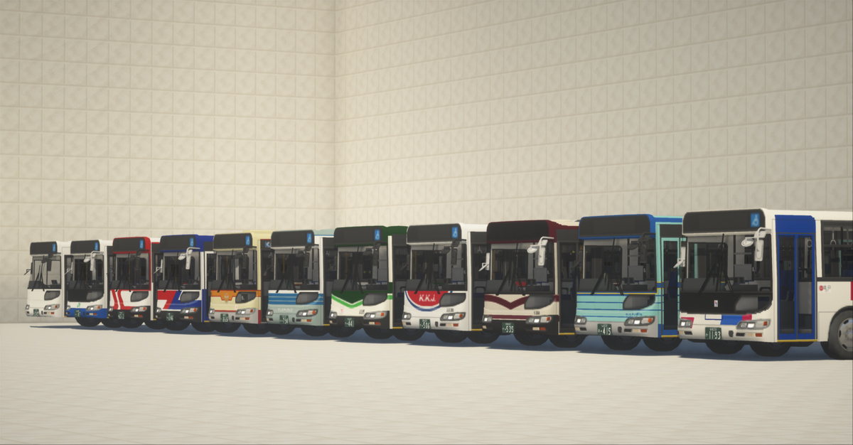 【rtm公開】日野ブルーリボンシティ(KL-HU2PMEA)風パック - 小春日和