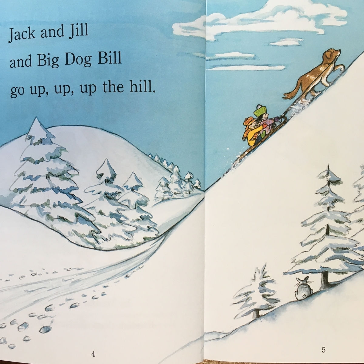 ＜絵本＞ Jack and Jill and Big Dog Bill - こども英会話教室 Ladybug 〜おうち英語のススメ〜