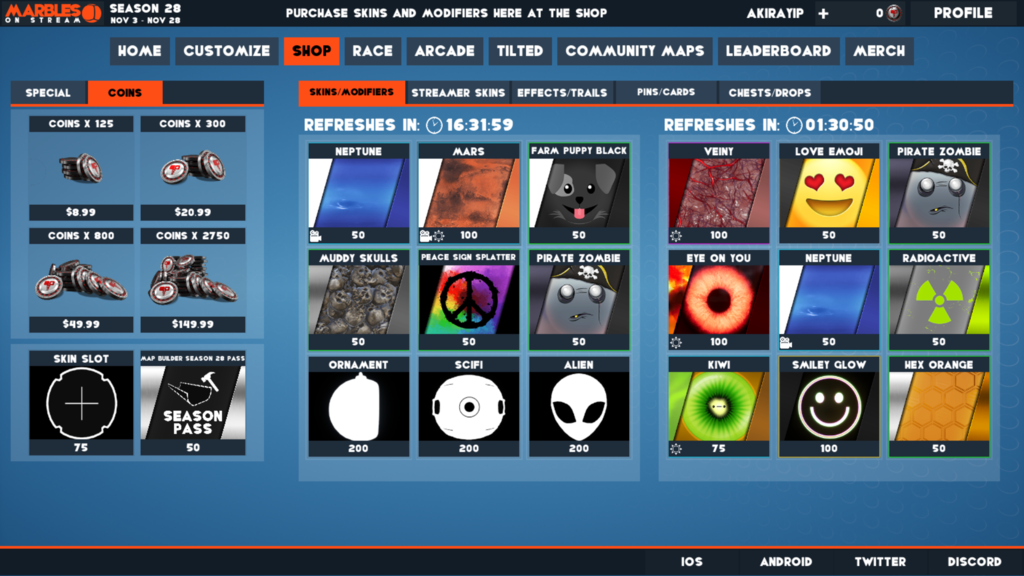 【STEAM】Marbles on Streamのゲームプレイ - 16タイプ「キャラ診断」研究所