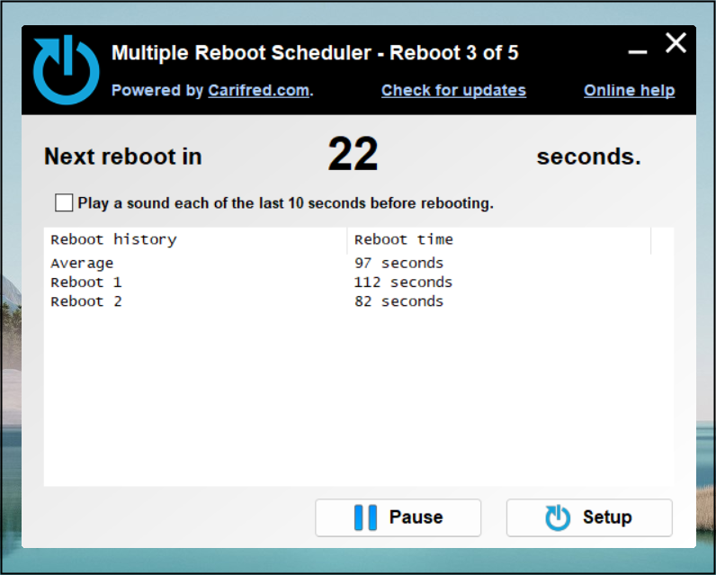 【Windows 11】起動高速化支援～Multiple Reboot Scheduler - 診断ブログ