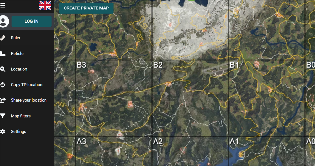 【SCUM】ネットで地図を見るには？テレポート位置の確認方法 - キャラ診断研究所