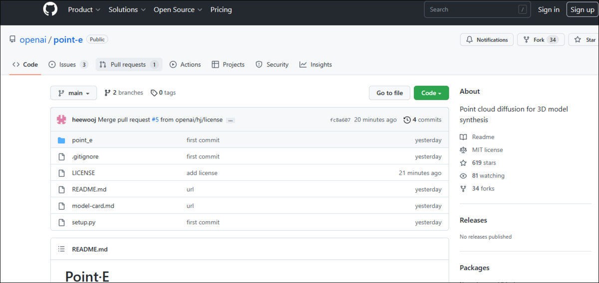 【AI自動生成】AIで3Dモデルを生成[point-e, Dream3D] - 診断ブログ