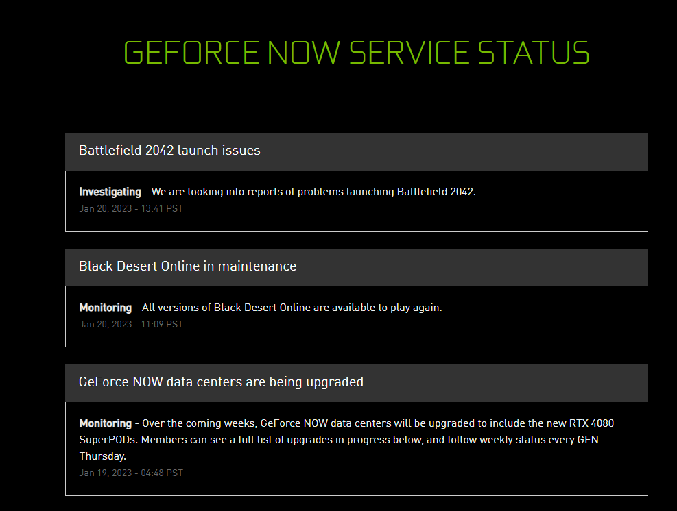 【GeForce Now】エラーコード一覧 - 16タイプ「キャラ診断」研究所