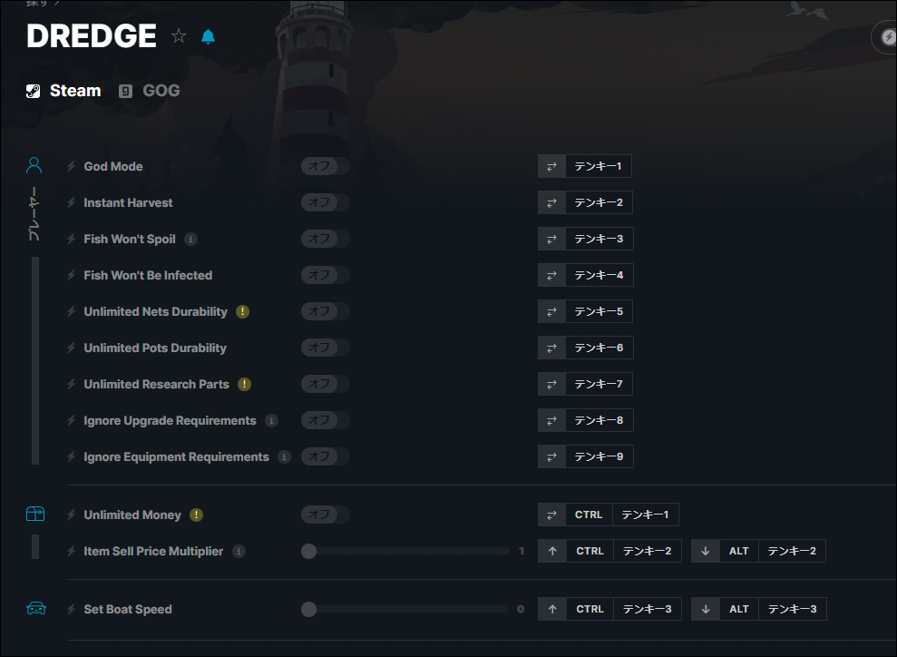 【Dredge】MODは？ - 怖いブログ