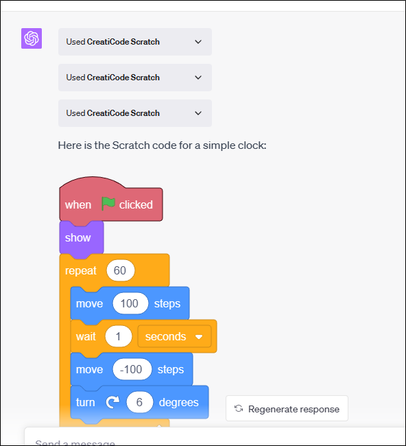 【ChatGPTプラグイン】ChatGPTでスクラッチのコードを作成「CreatiCode Scratch」 - クリエイターの教科書 【ChatGPTプラグイン】ChatGPTでスクラッチのコードを作成「CreatiCode Scratch」 - クリエイターの教科書