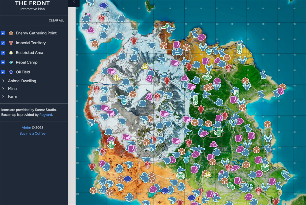 【The Front】オンライン地図は？ - キャラ診断研究所