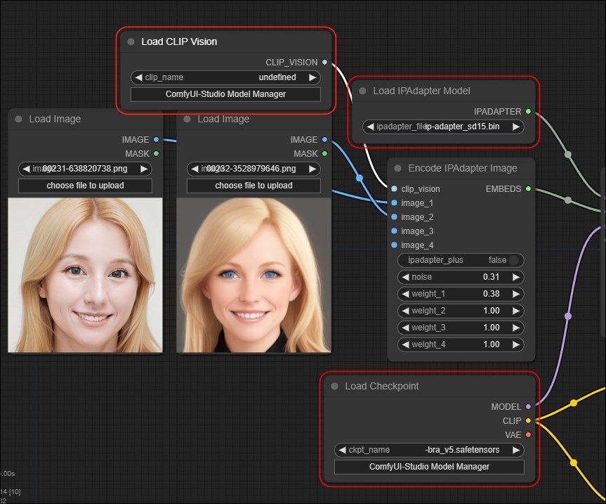 【ComfyUI】IPAdapterの使い方は？2つの顔を合成するワークフローなど。 - インドのAIニュース