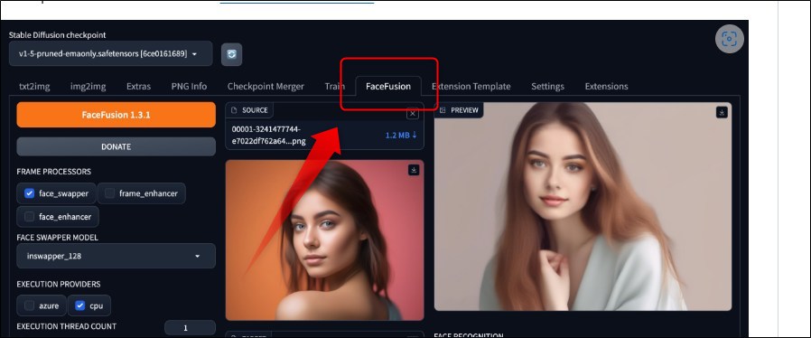 【Stable Diffusion WebUI】機能拡張：FaceFusionの使い方（未決） - インドのAIニュース