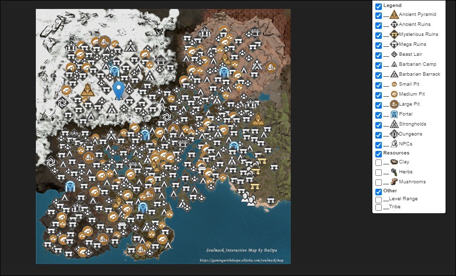 【Soulmask】マップは？ピラミッドはどこ？ - コワブロ