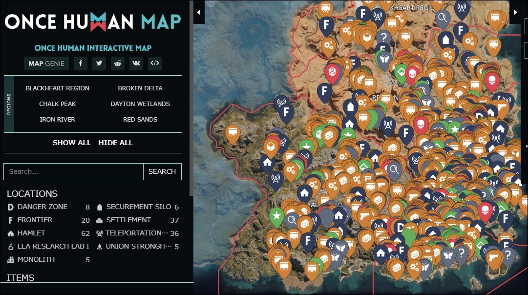 Once Human マップは？ - コワブロ