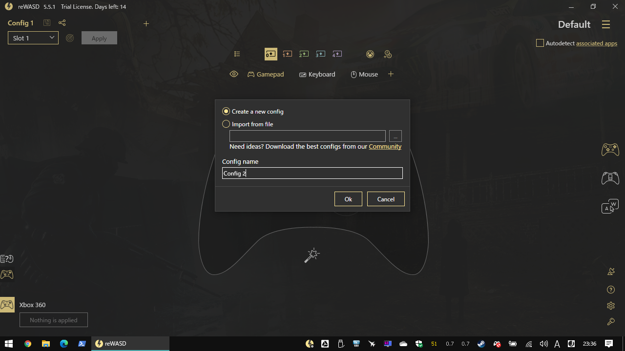 Windowsのゲームパッドでマウスを快適に動かしたいので「reWASD」を入れる - eps_r