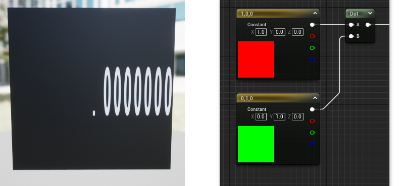 【UE5/Material】Dot ノード - あっぷあっぷブログ