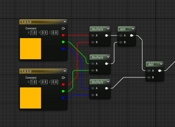 【UE5/Material】Dot ノード - あっぷあっぷブログ