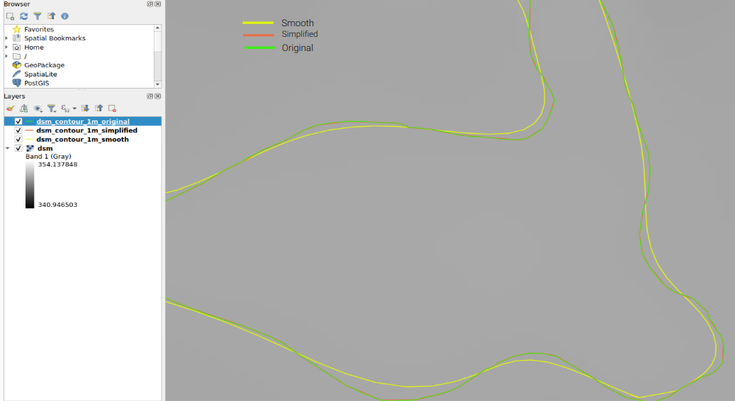 等高線の平滑化（スムージング） - skymatix Developers Blog