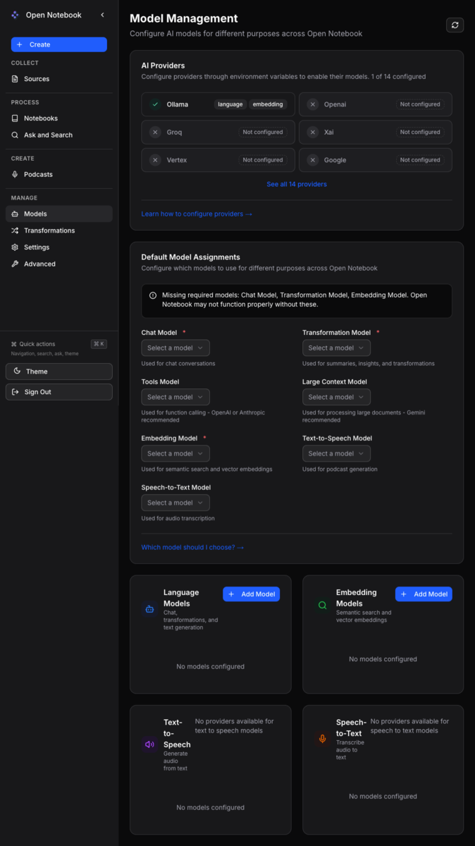 オンデバイスでLLM+RAGを動かす〜Ollama + Open WebUI + Open Notebook - aptpod Tech Blog