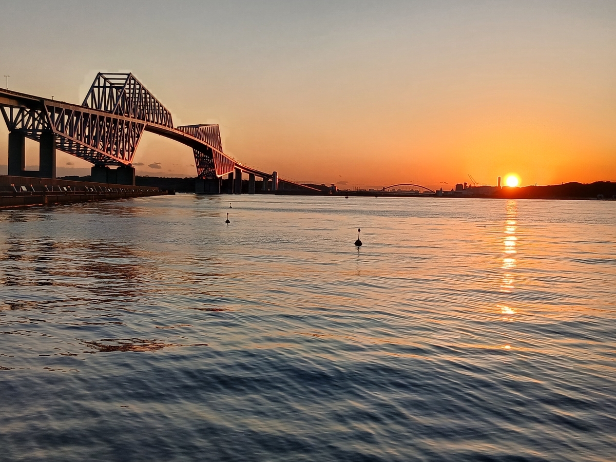 今年最後の日没 - 荒川三歩