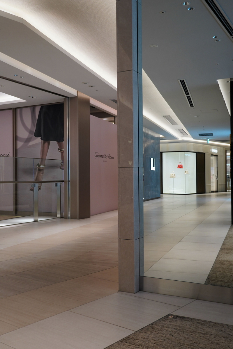 冬の東京銀座散歩⑳『GINZA SIX～FENDI～PRADA再び』銀座通り - 嵐、ゴルフ、ミステリーの日々2