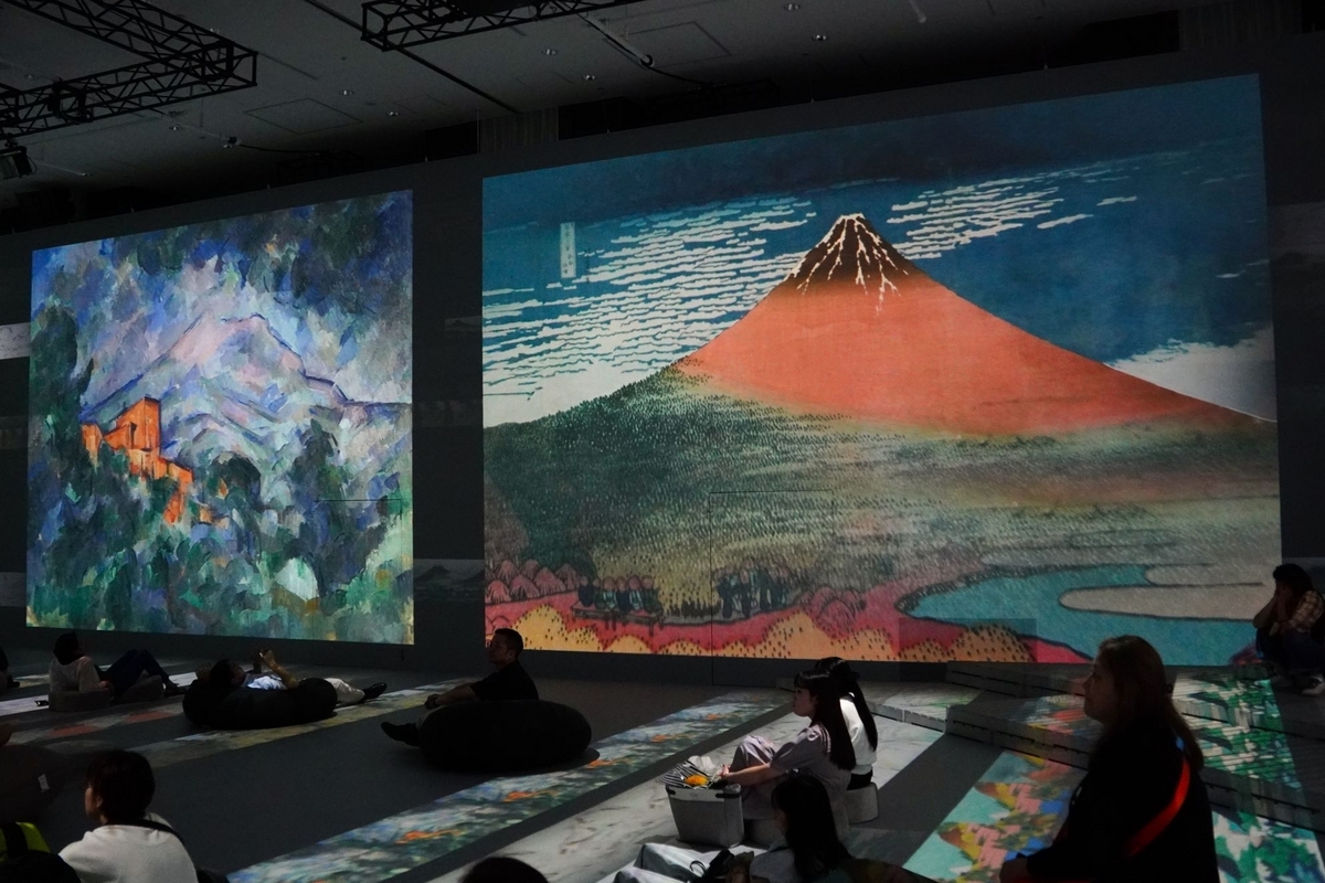 Immersive Museum TOKYO vol.3 印象派と浮世絵 ゴッホと北斎、モネと広重 - 嵐、ゴルフ、ミステリーの日々2